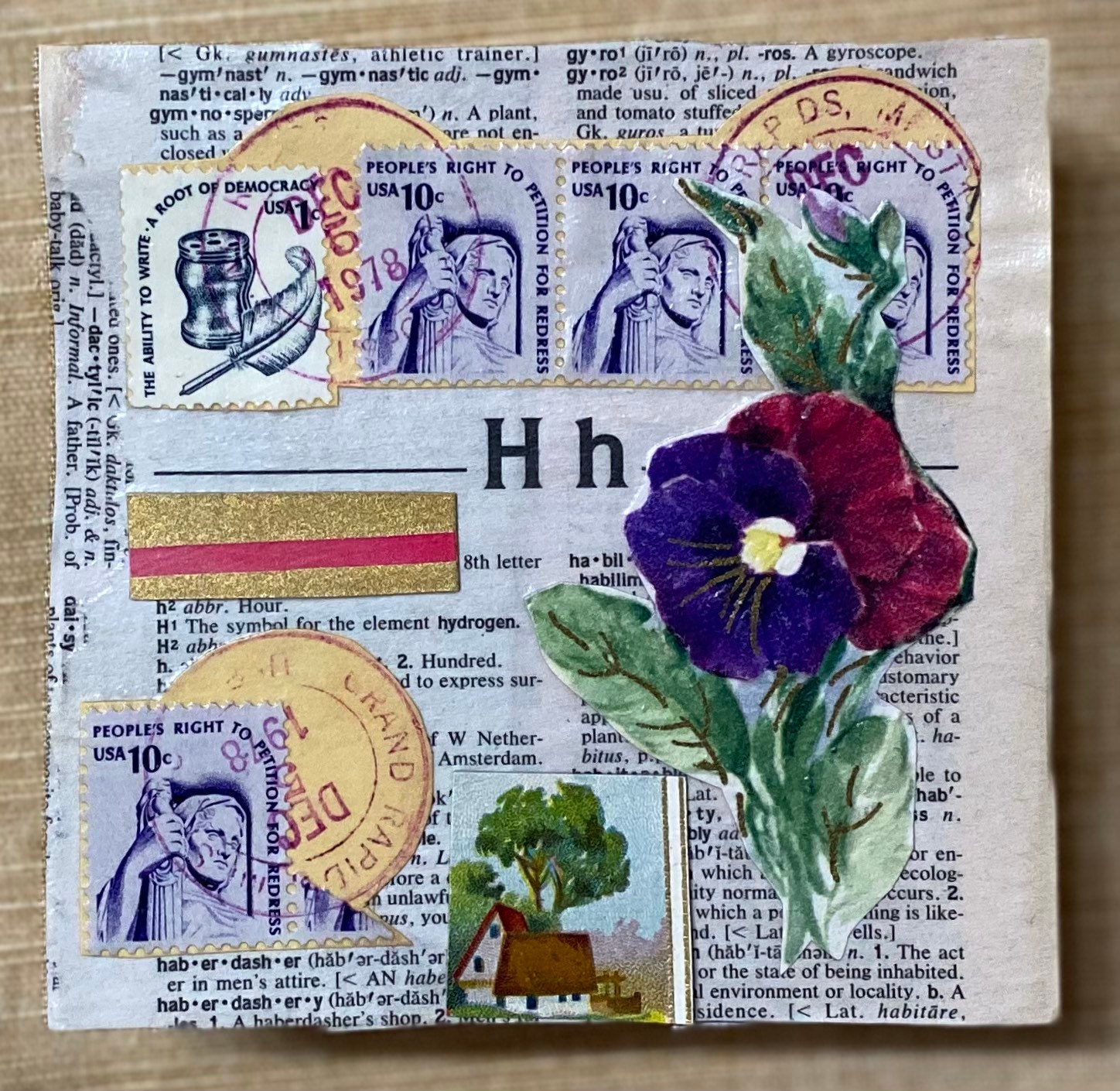 Collage de letras del alfabeto - Etsy México