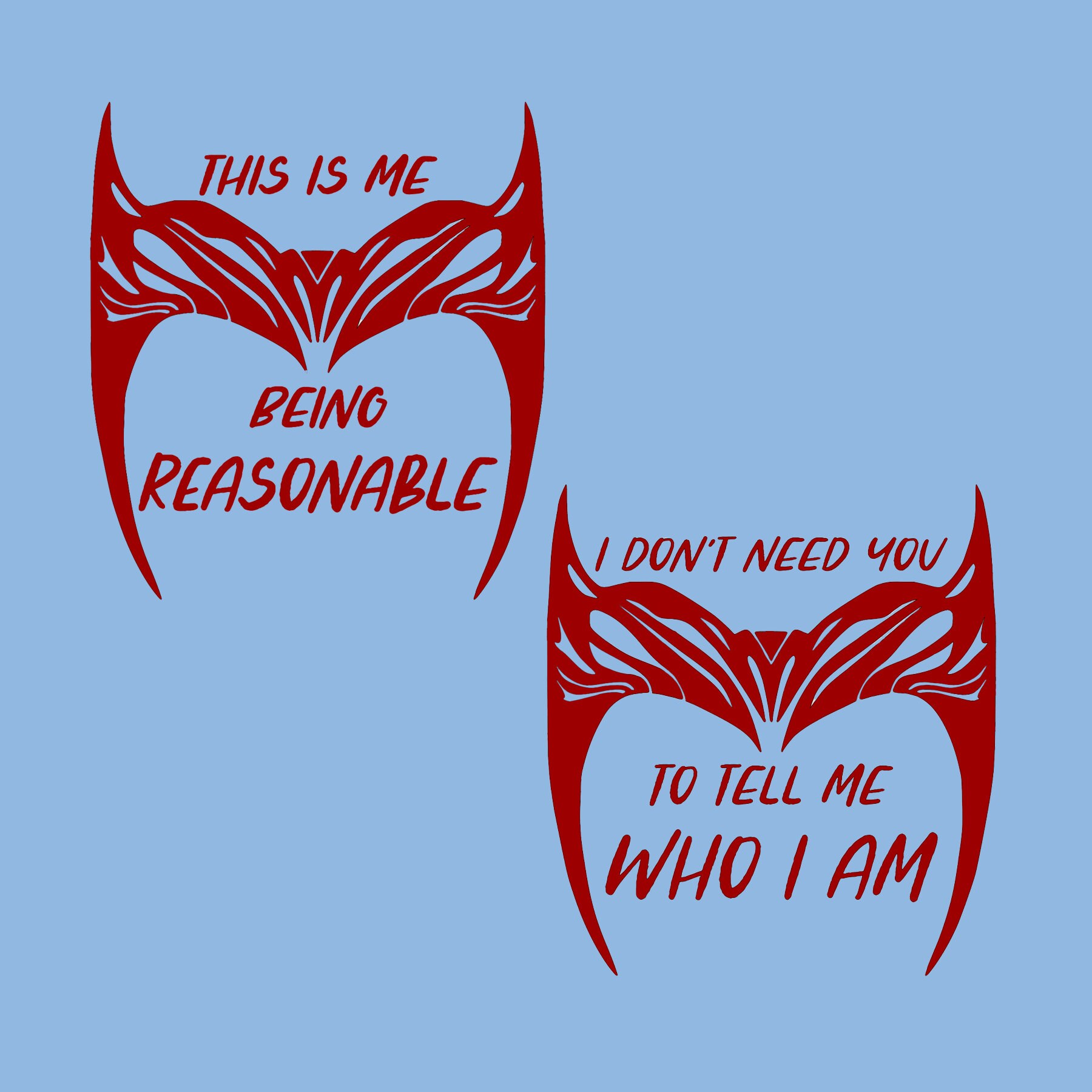 Wanda Maximoff Scarlet Witch Wandavision Inspired Vinyl Decal - Etsy