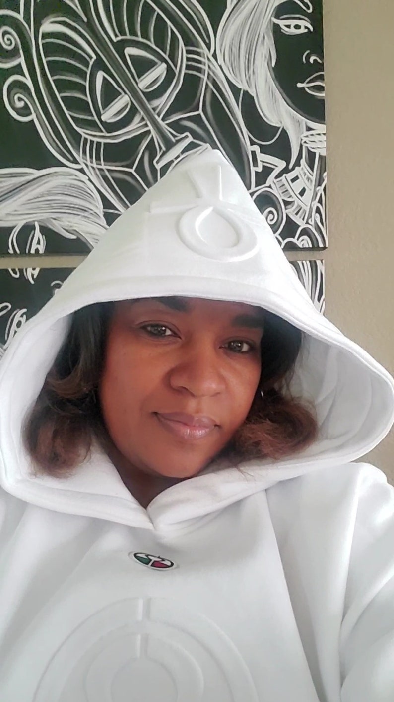 Embossed Sweater/hoodie-elevate Your Style: Embossed-pullover Ankh ...