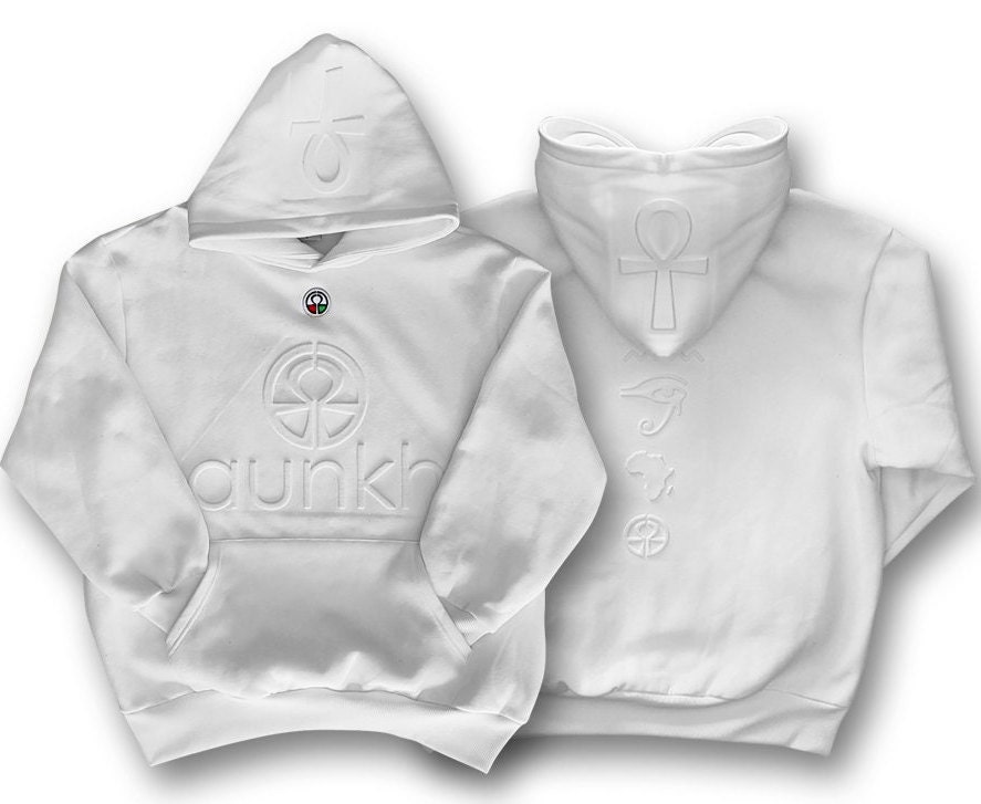 Embossed Sweater/hoodie-elevate Your Style: Embossed-pullover Ankh ...