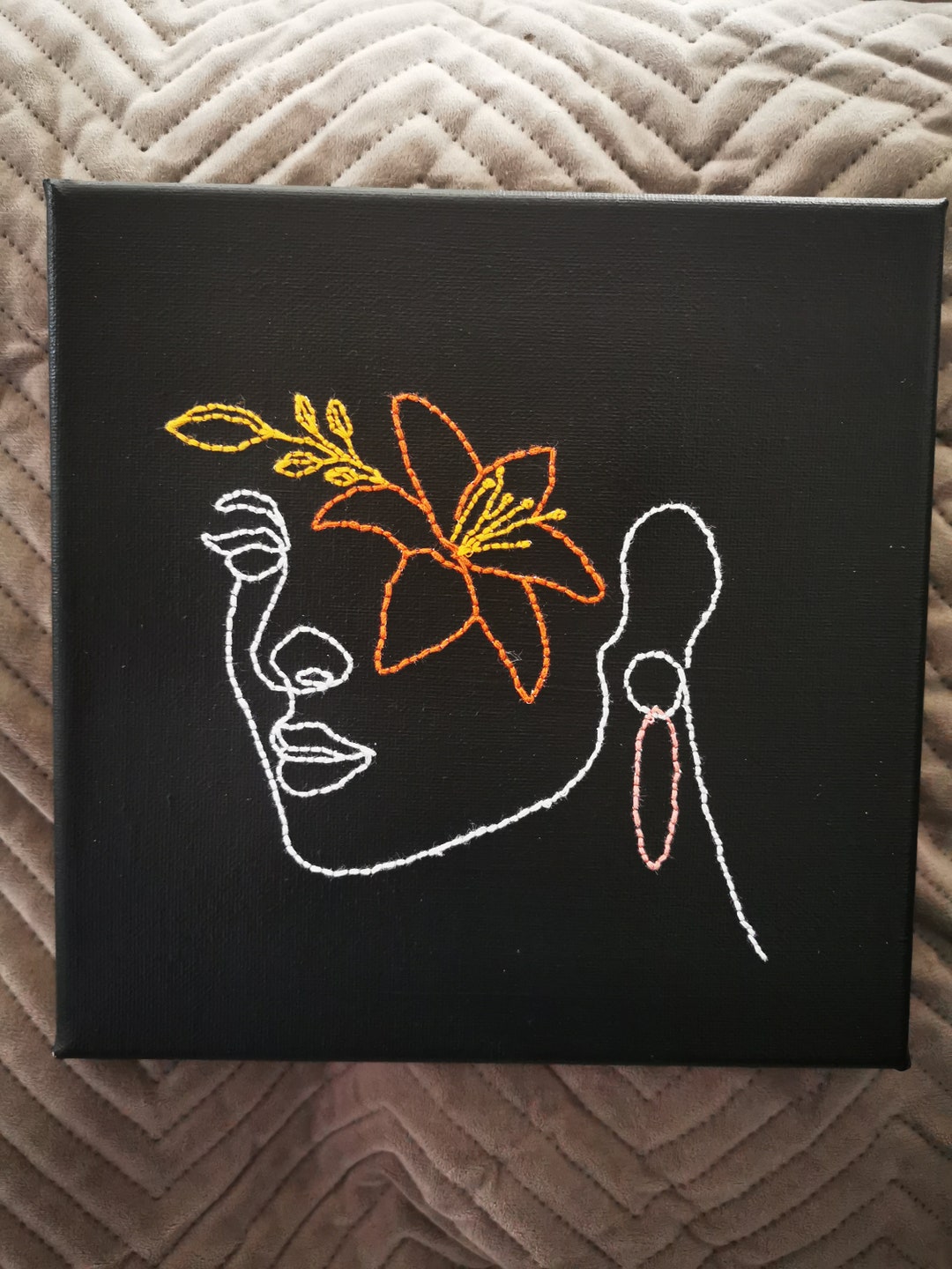 Painting Line Art Face Pattern - Etsy