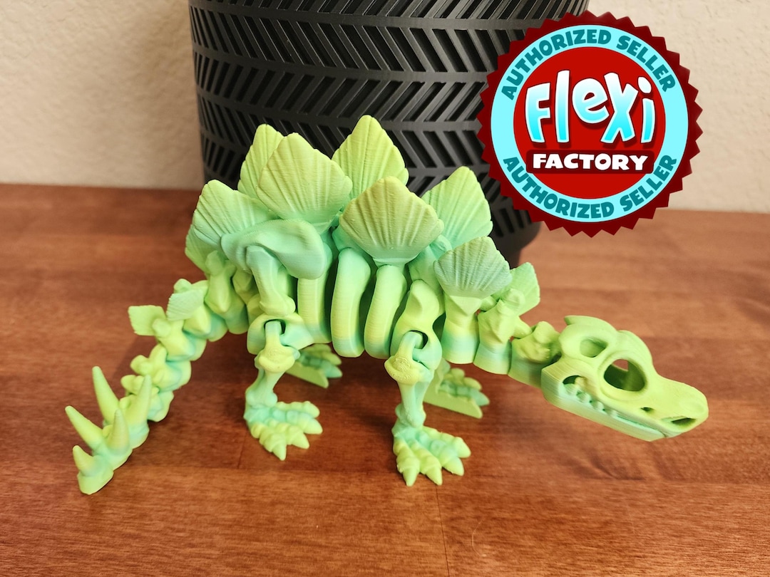 Flexi Skeleton Stegosaurus - Etsy