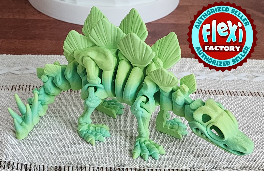 Flexi Skeleton Stegosaurus - Etsy
