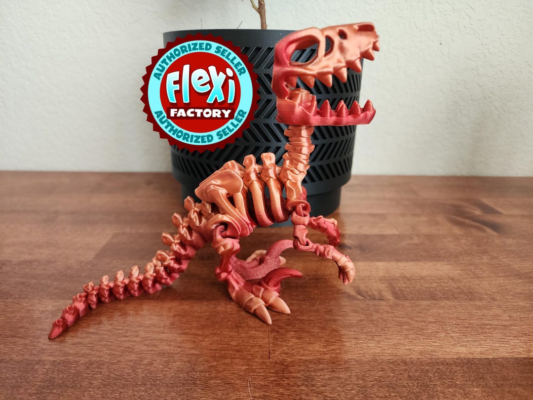 Flexi Skeleton Raptor - Etsy
