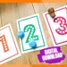 Number Recognition Flash Cards. Montessori. Preschool and Toddler ...