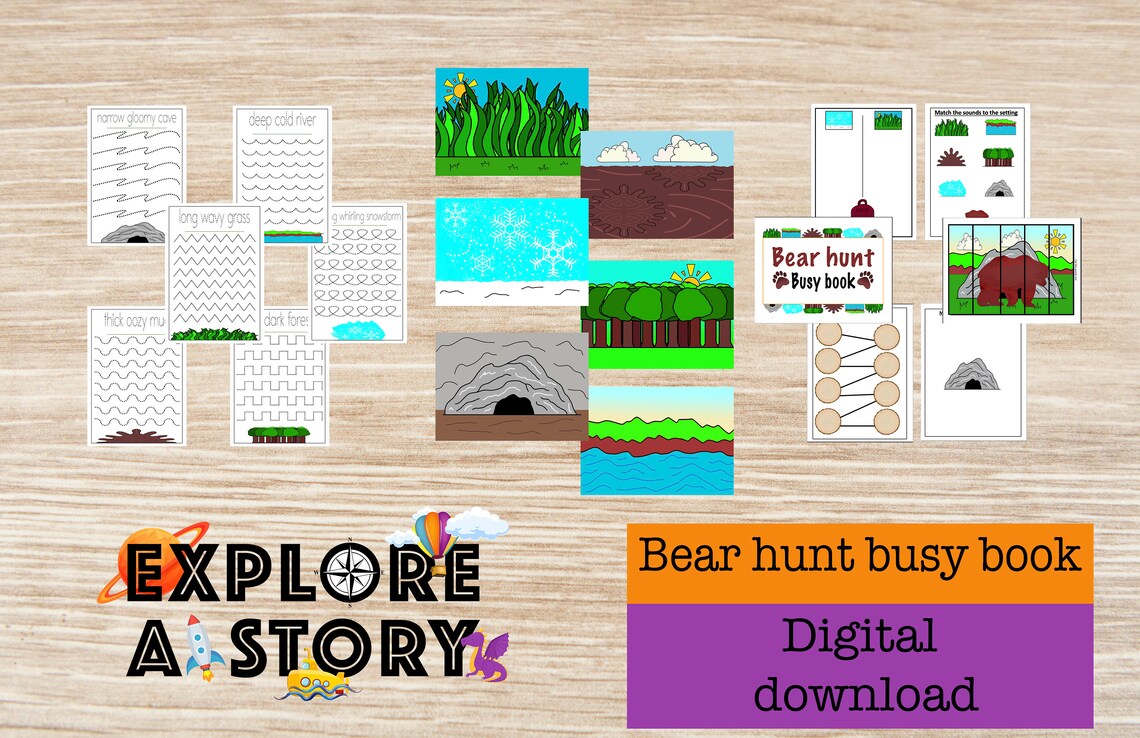 Toddler Busy Book Printable, First Learning Binder, Educational ...