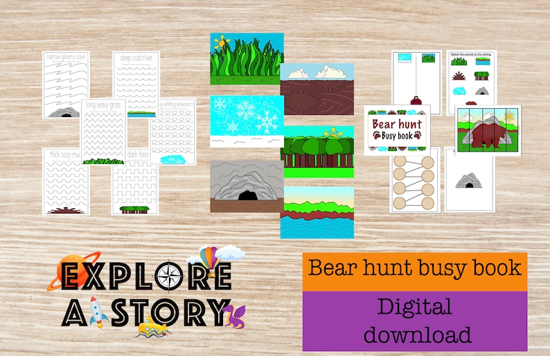 Toddler Busy Book Printable, First Learning Binder, Educational ...