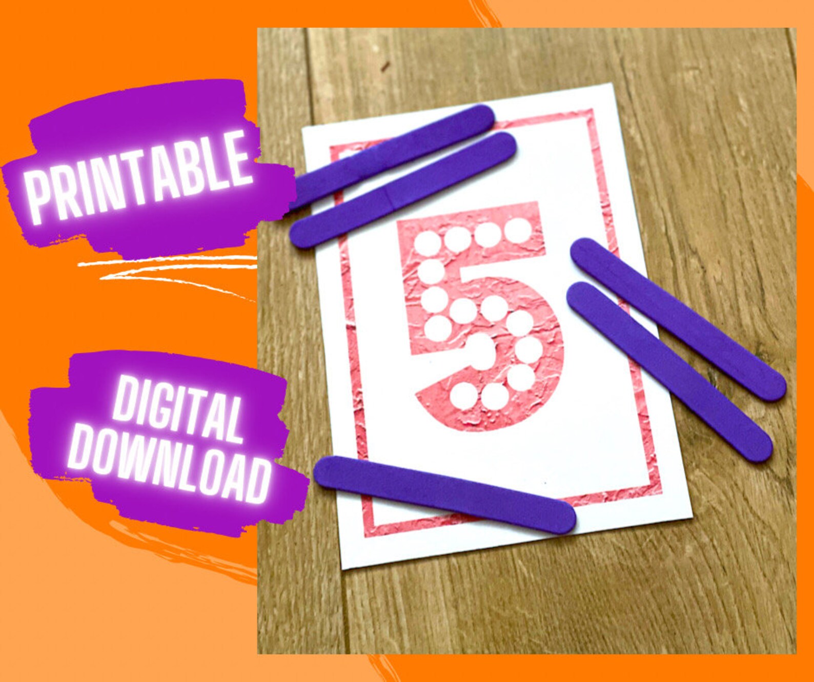 Number Recognition Flash Cards. Montessori. Preschool and Toddler ...