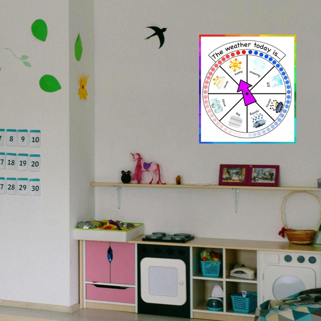 Weather Chart Digital Download, Morning Task, Busy Book, Entry Task ...