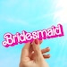 Bridesmaid Sticker - Wedding Sticker for Bridesmaid - Bridesmaid Box ...