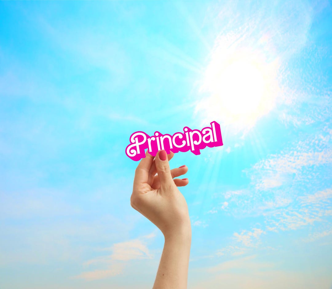 Principal Sticker Back to School Sticker for Administrator Gift for ...