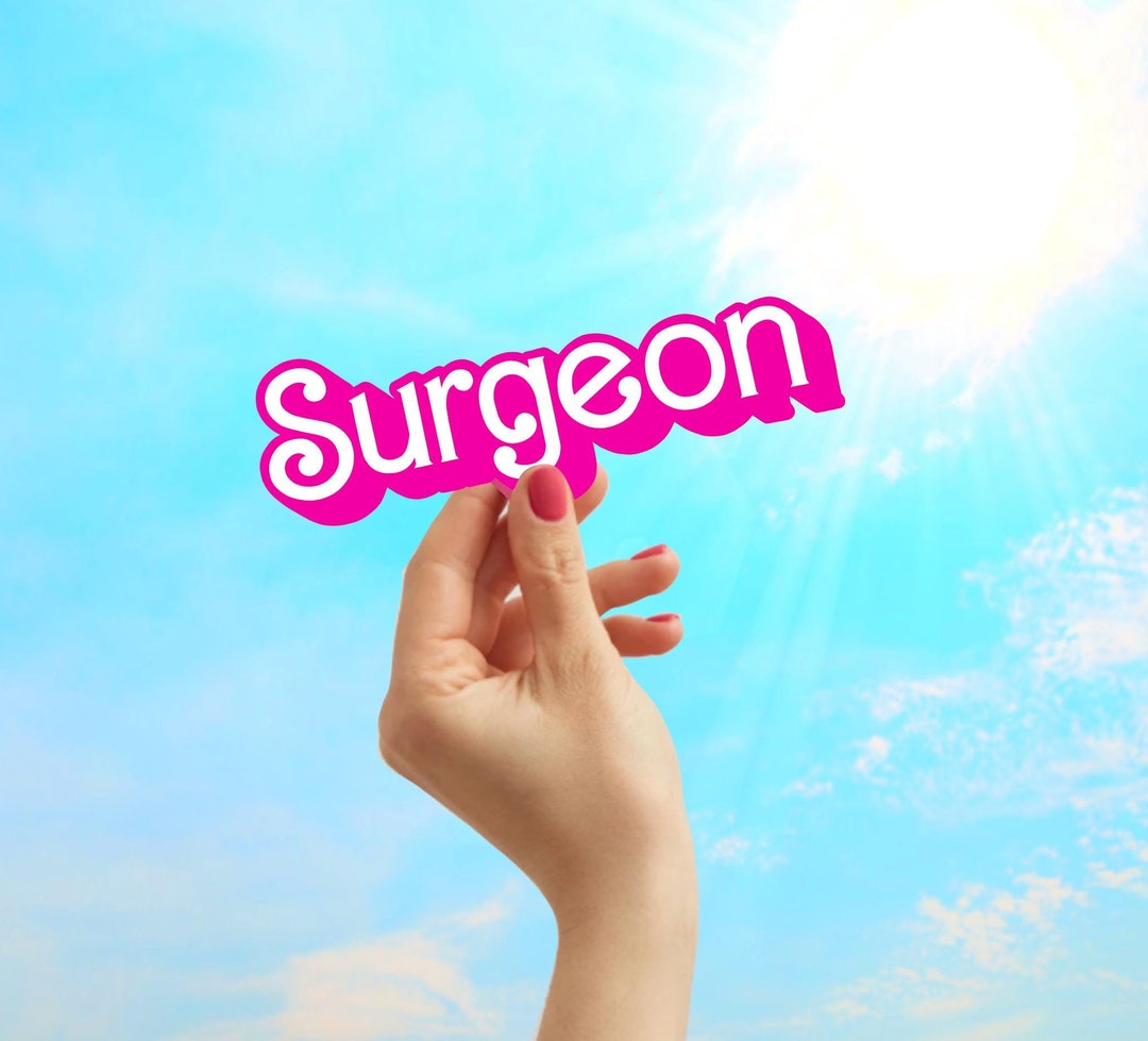 Surgeon Sticker: Vibrant Vinyl Decal - Etsy