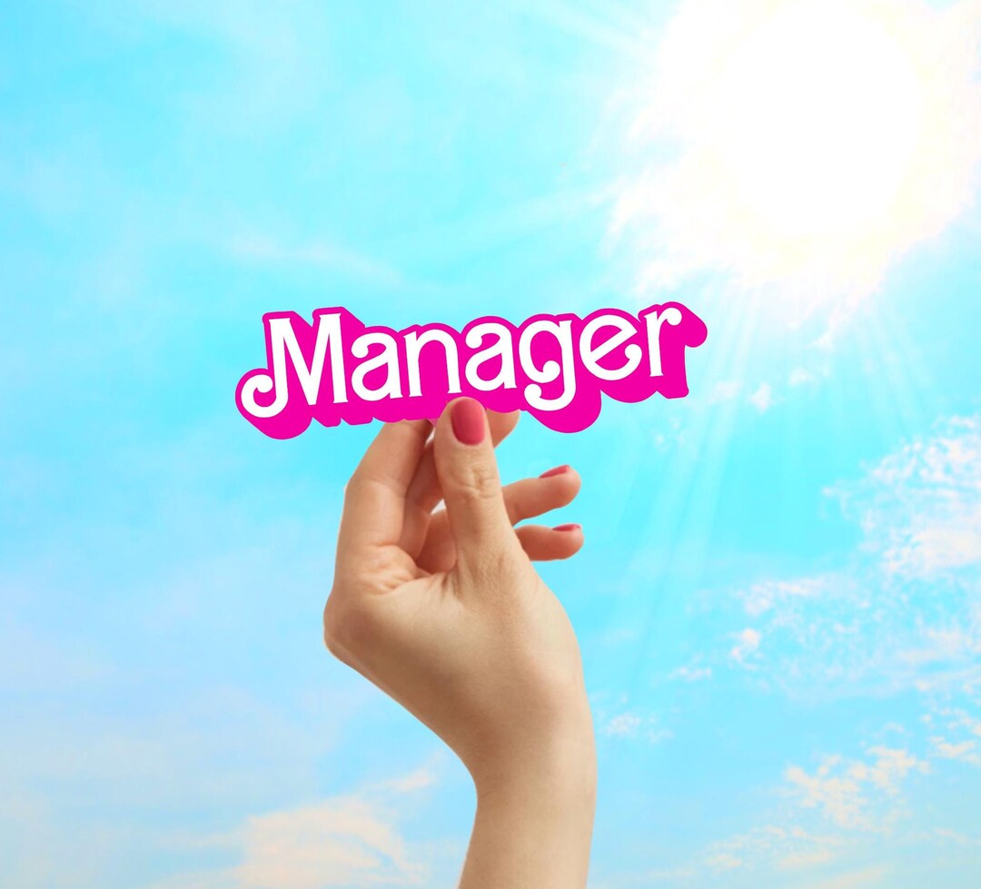 Manager Sticker - Manager Decal - Etsy