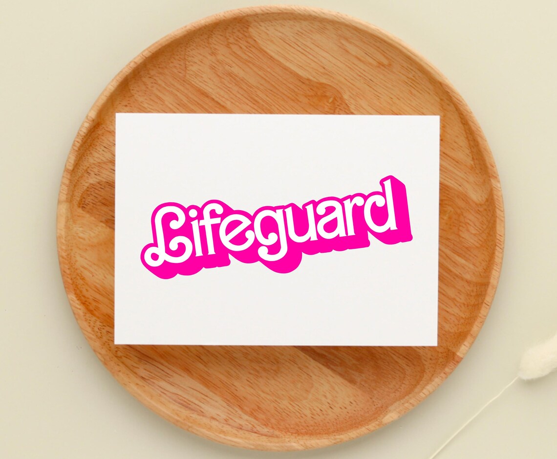 Lifeguard Sticker - Lifeguard Decal - Etsy