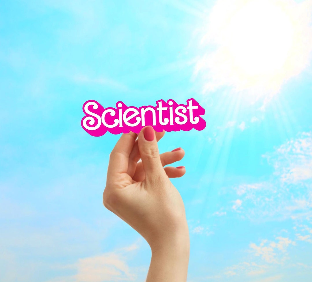 Scientist Vinyl Sticker: Empowering Gift - Etsy