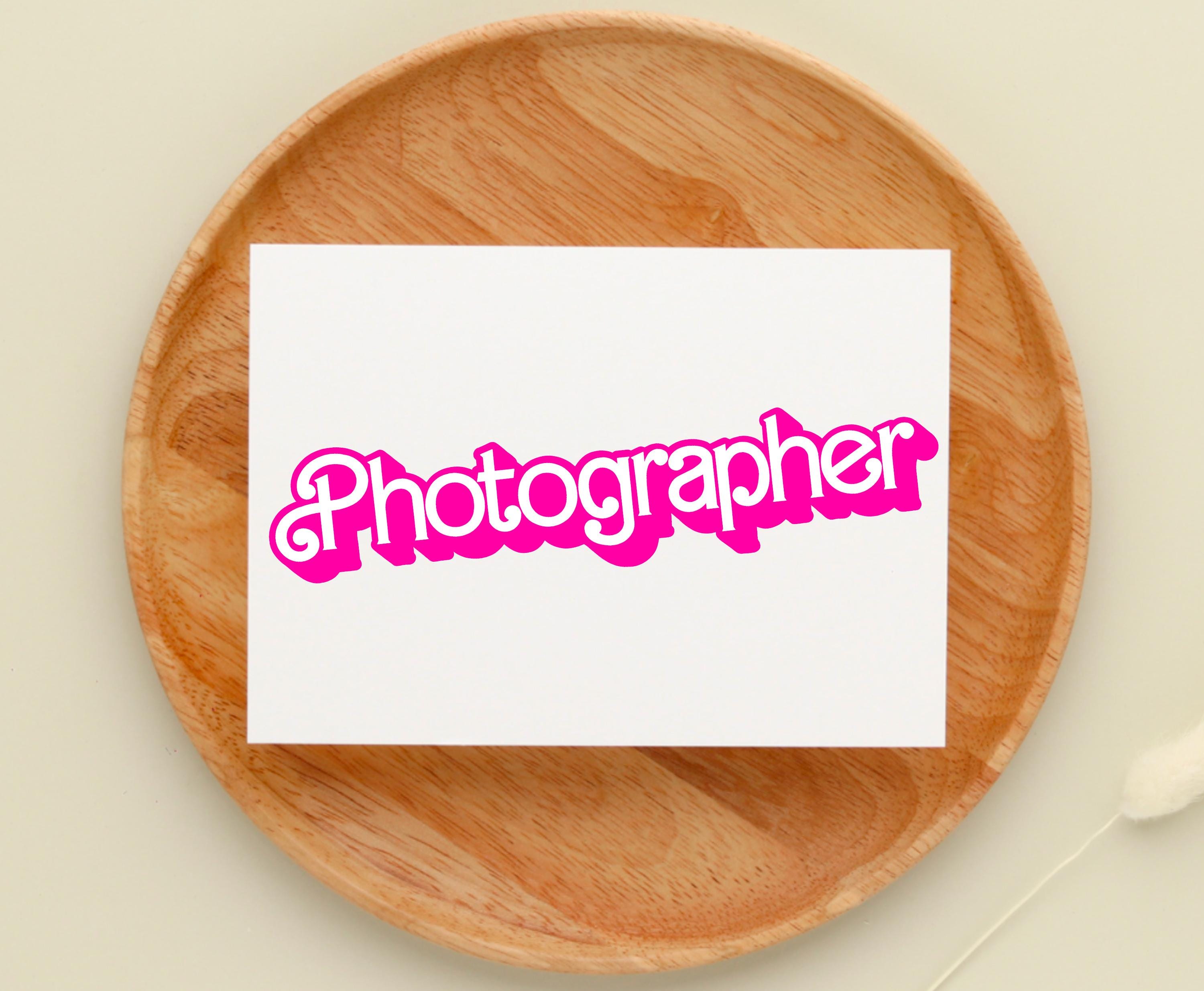 Photographer Sticker - Photographer Decal - Photographer Gift - Etsy