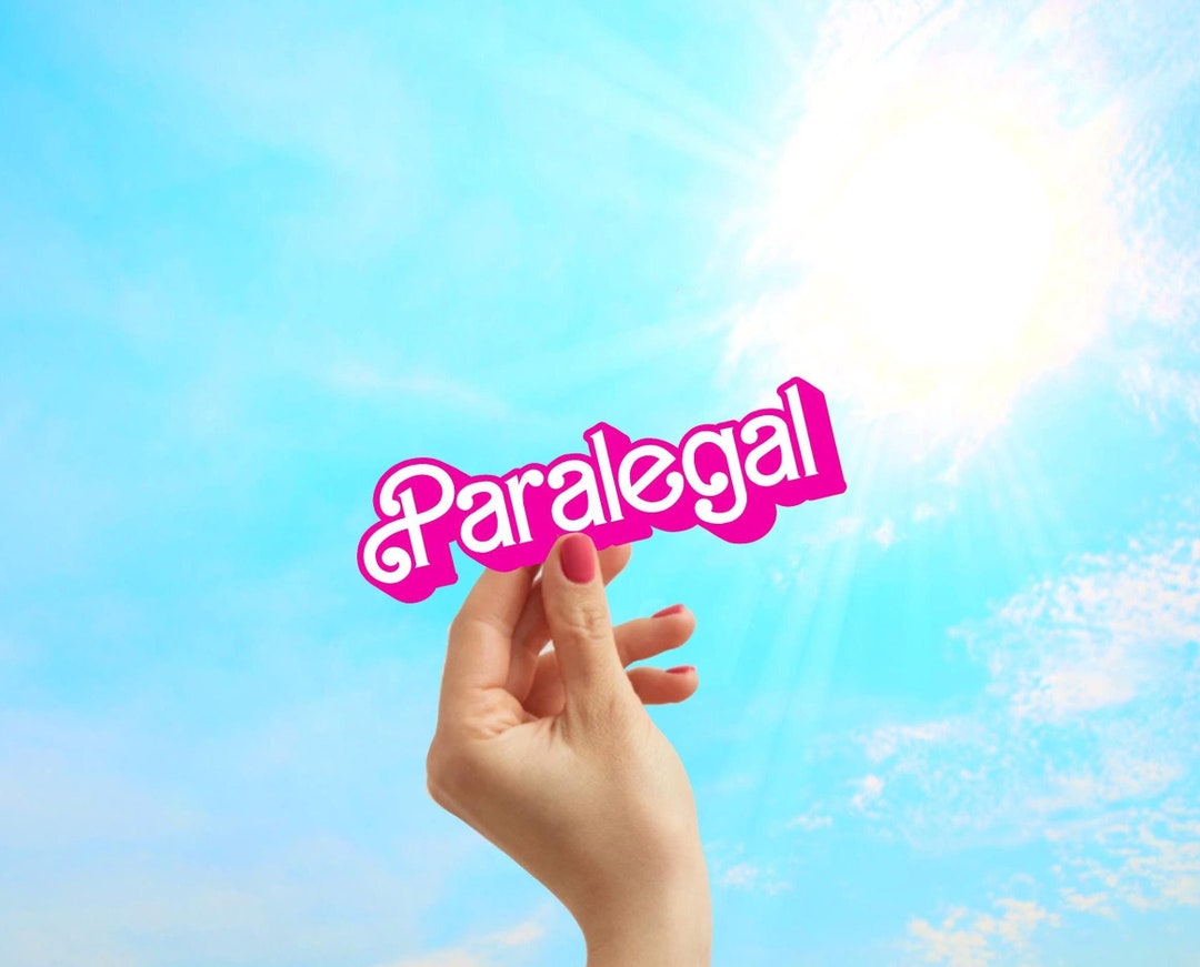Pink Paralegal Sticker – Laptop & Water Bottle Decal - Etsy