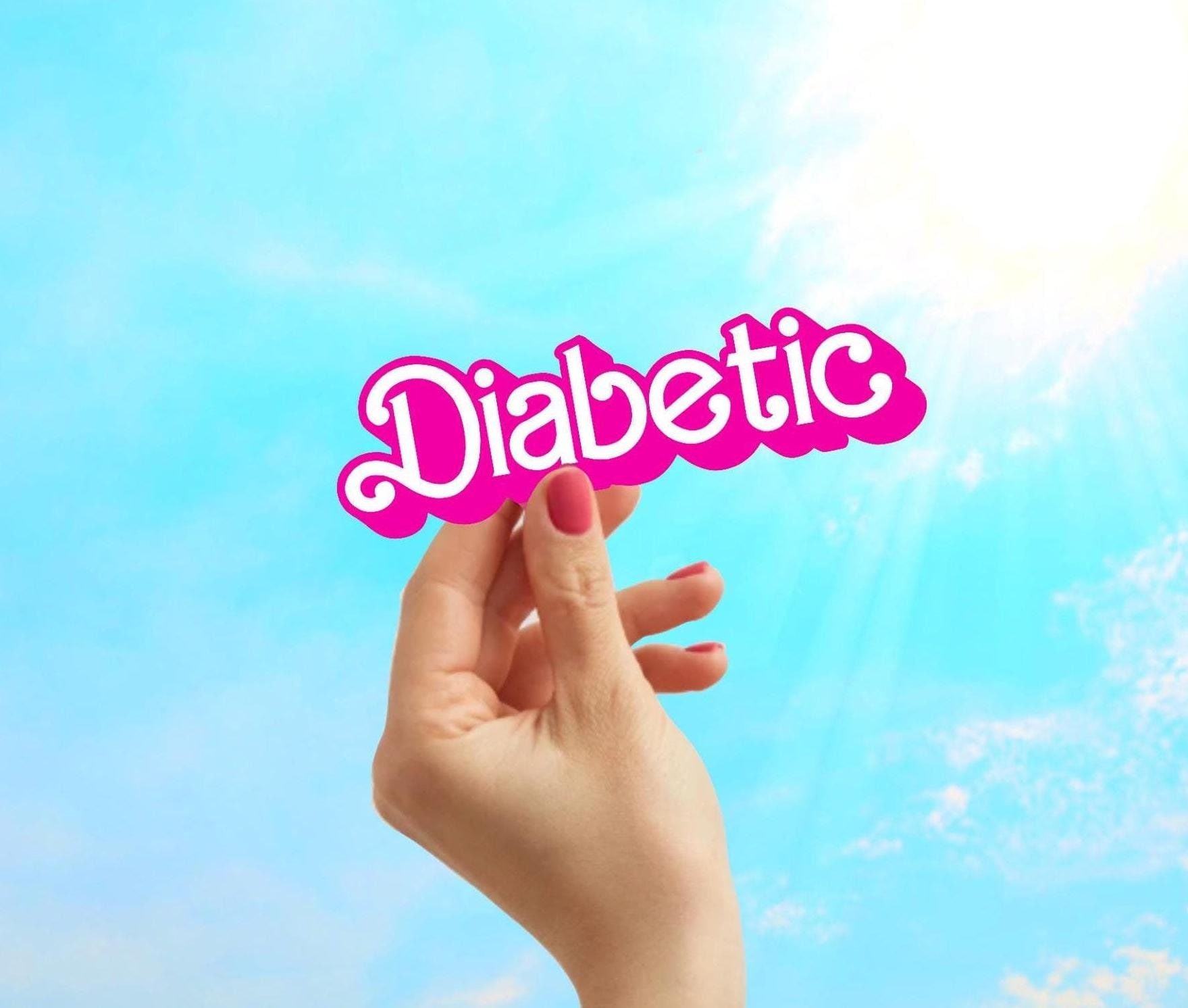 Diabetic Sticker Sticker for Diabetes - Etsy