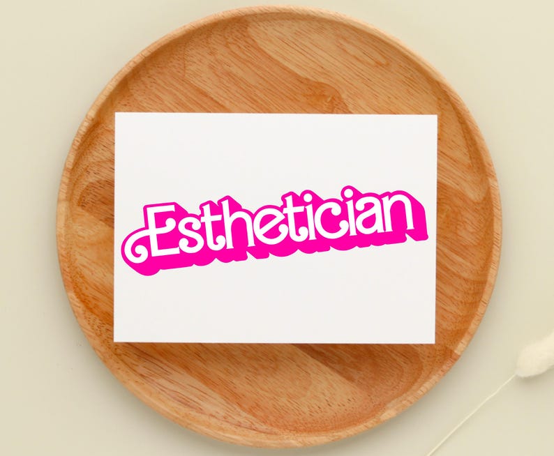 Esthetician Sticker - Esthetician Decal - Etsy