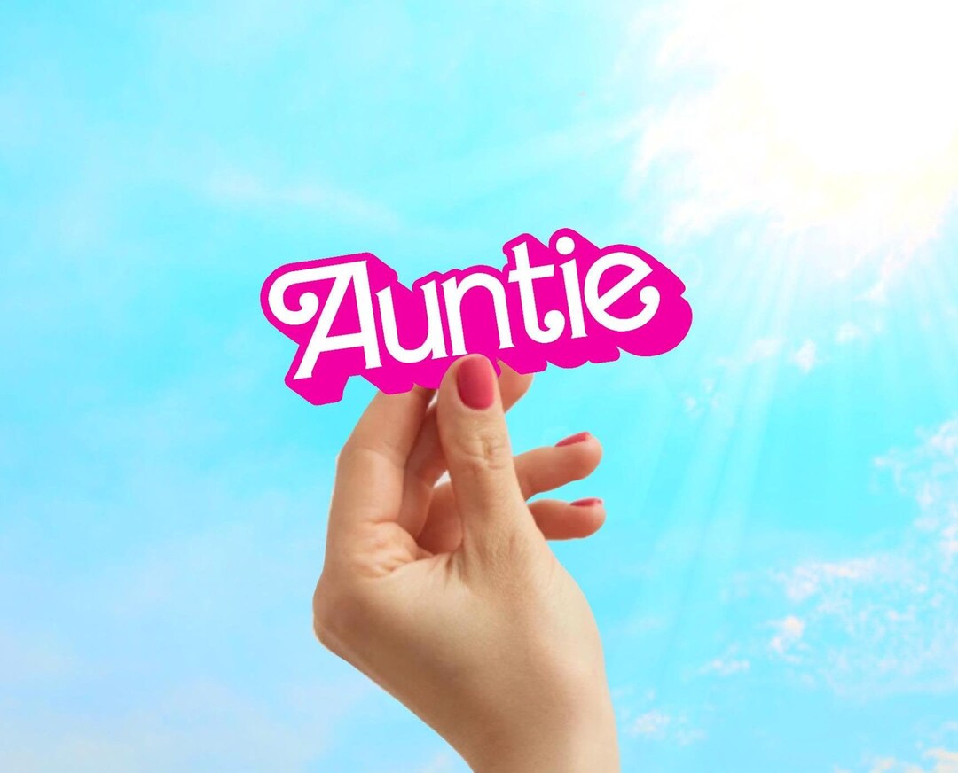 Auntie Sticker - Sticker for Aunts - Etsy