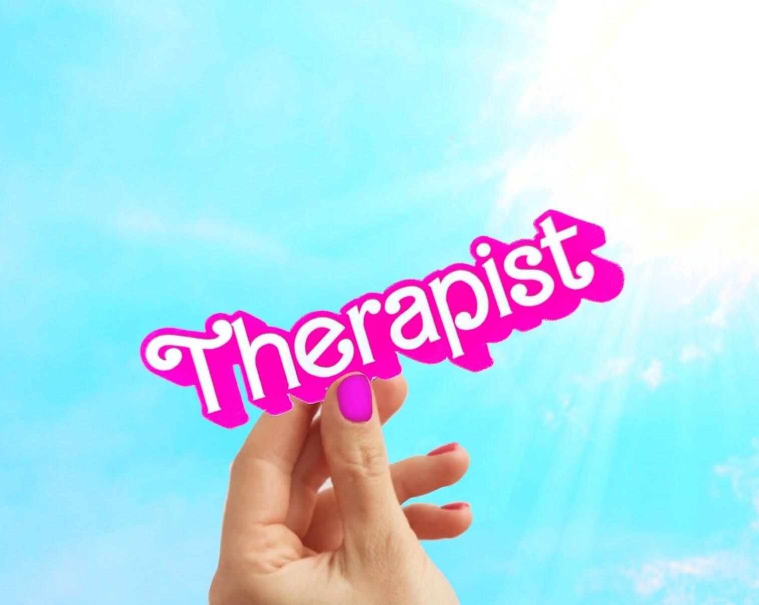 Therapist Sticker: Mental Health Gift, Psychology Graduate - Etsy