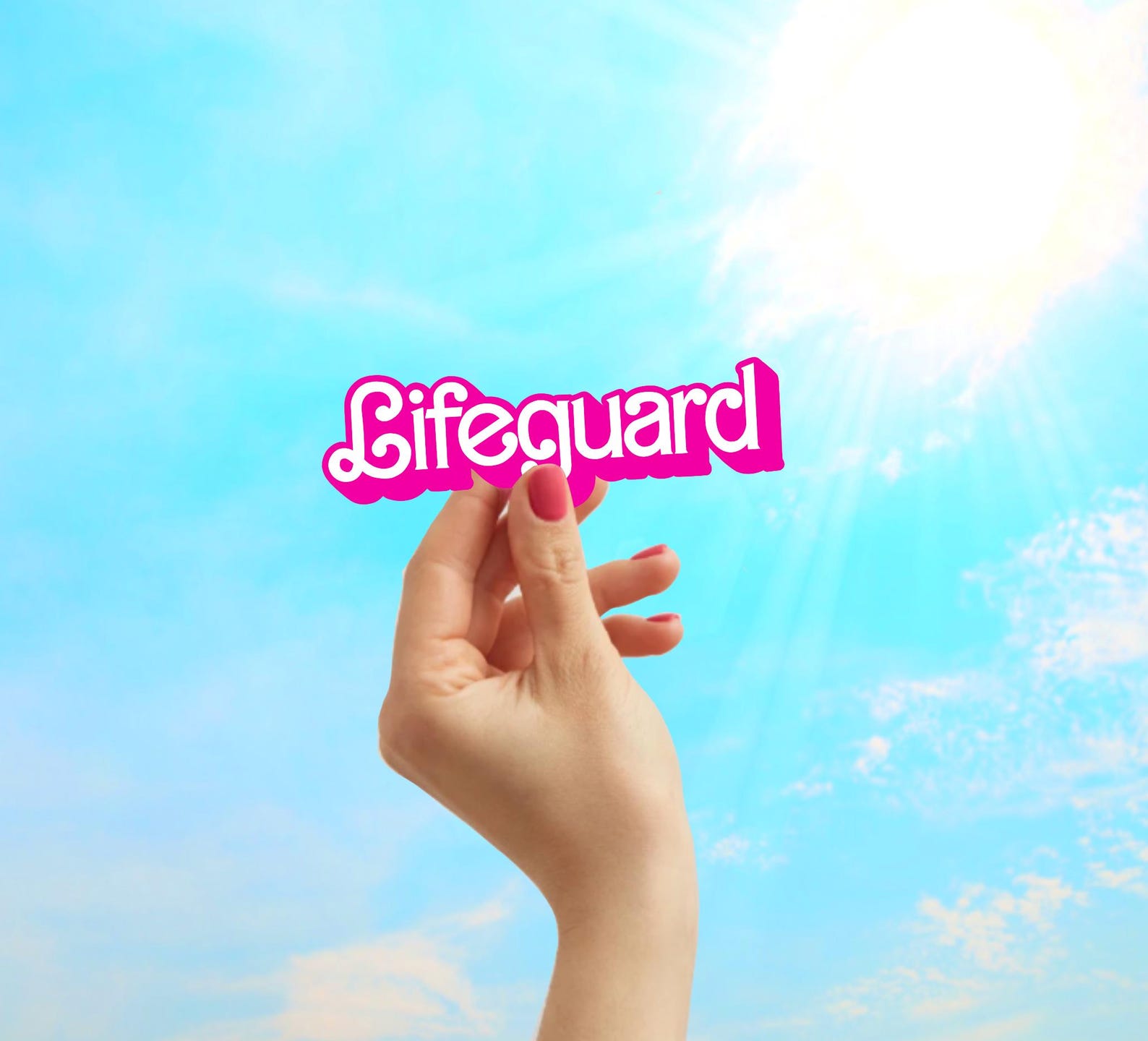 Lifeguard Sticker - Lifeguard Decal - Etsy