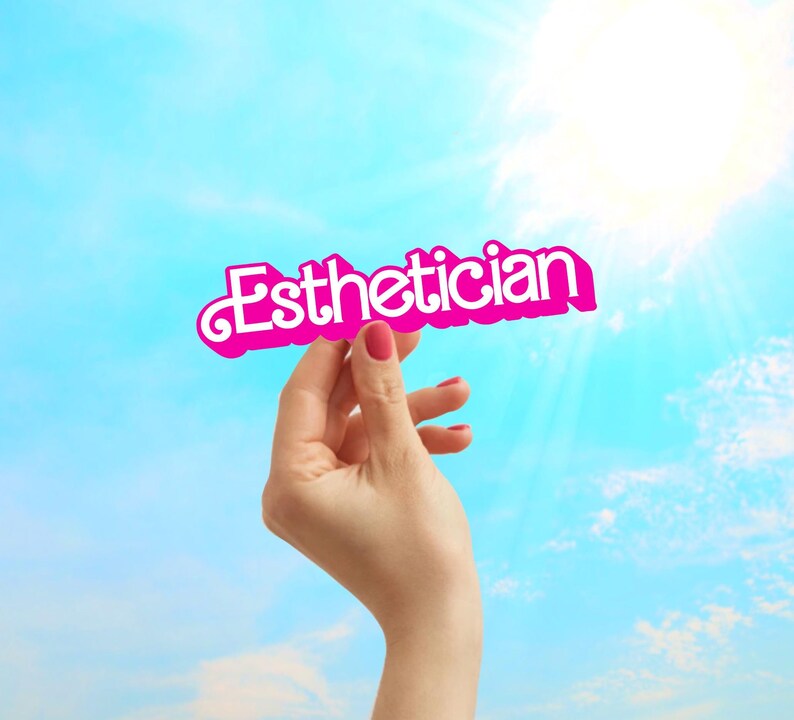 Esthetician Sticker - Esthetician Decal - Etsy
