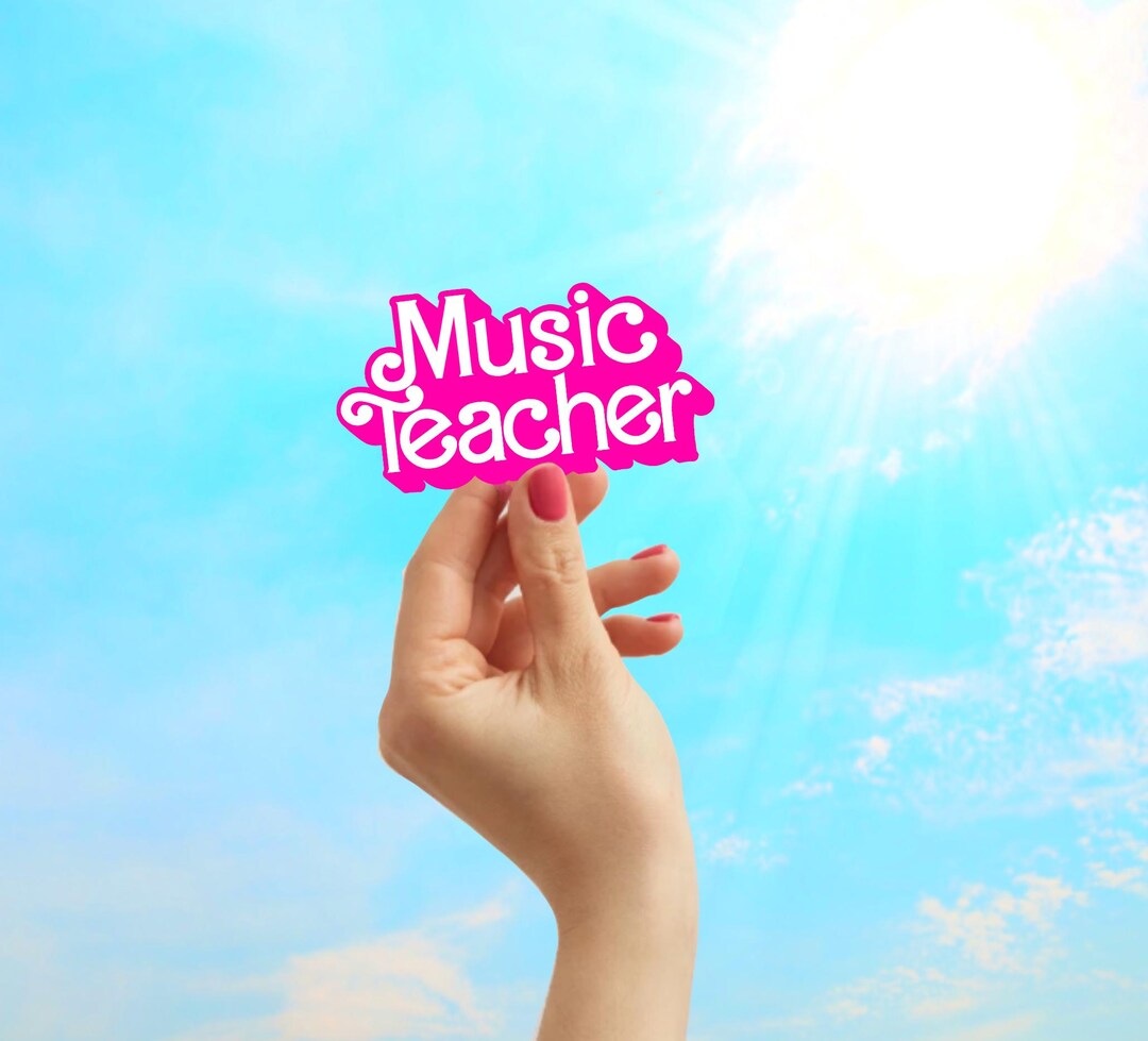 Music Teacher Sticker - Gift for Music Teachers - Music Teacher Gift ...