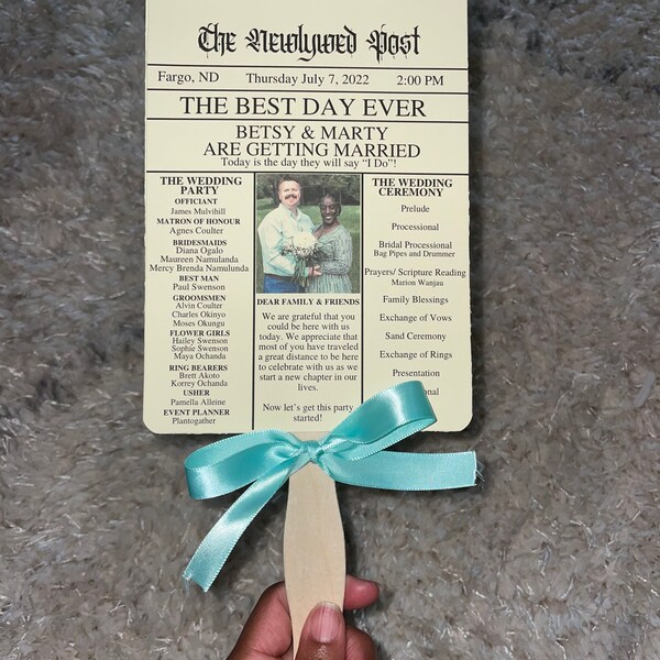 Program Fan Assembled - Etsy