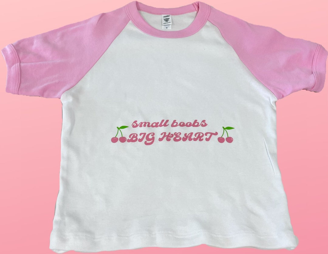Small Boobs Big Heart Croptop Etsy