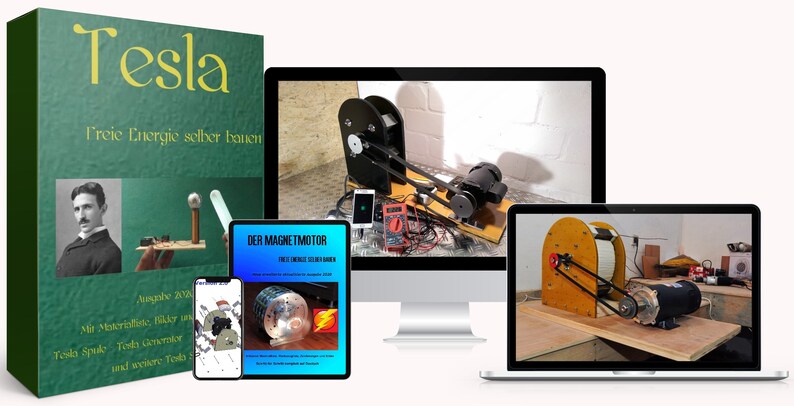 Tesla Free Energy Generator 3D Model DIY Plans New 2022 Multi Language ...