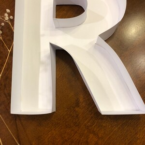 Fillable Box Letter R (size 10inch Tall) - Etsy
