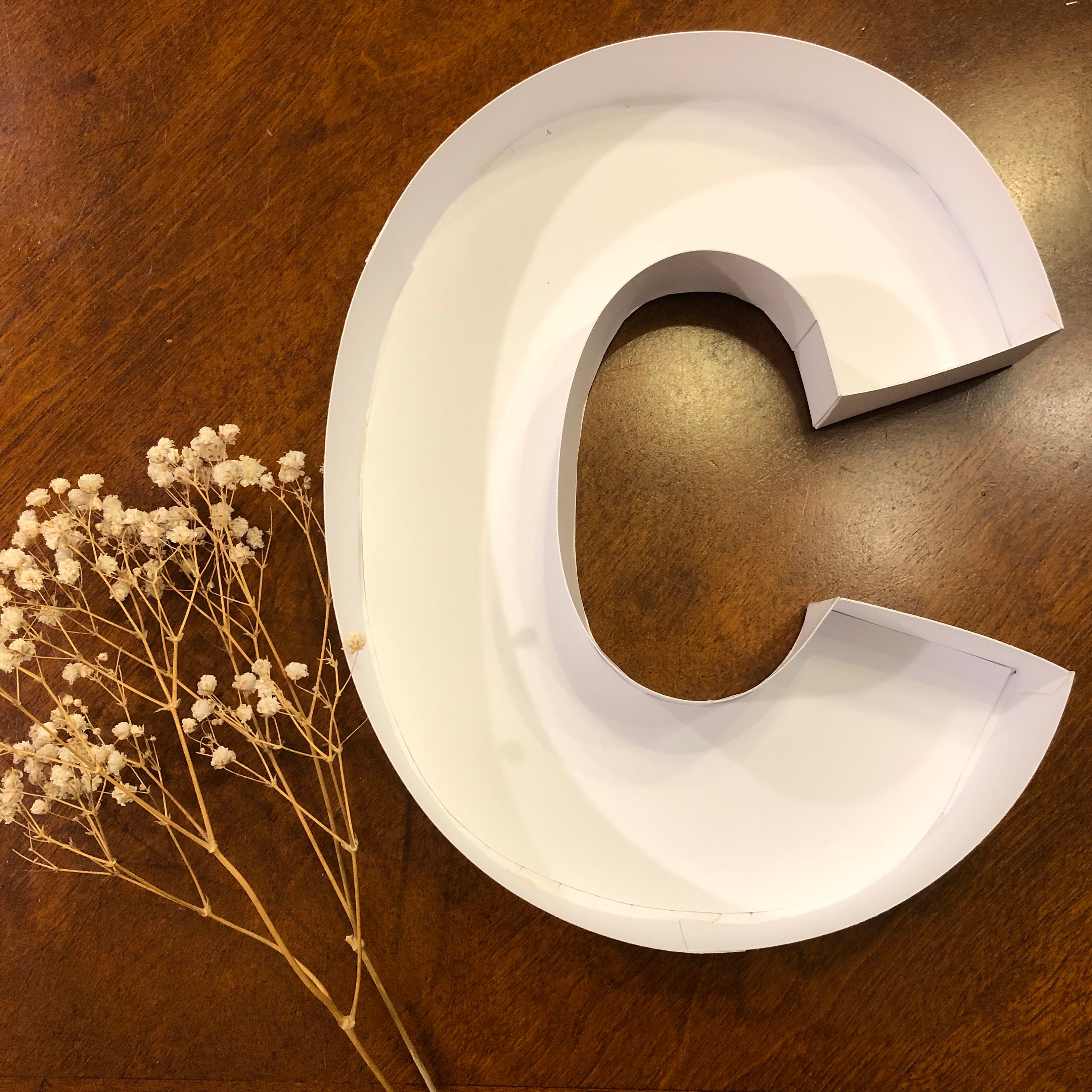 Fillable Box Letter C (size 10inch Tall) - Etsy