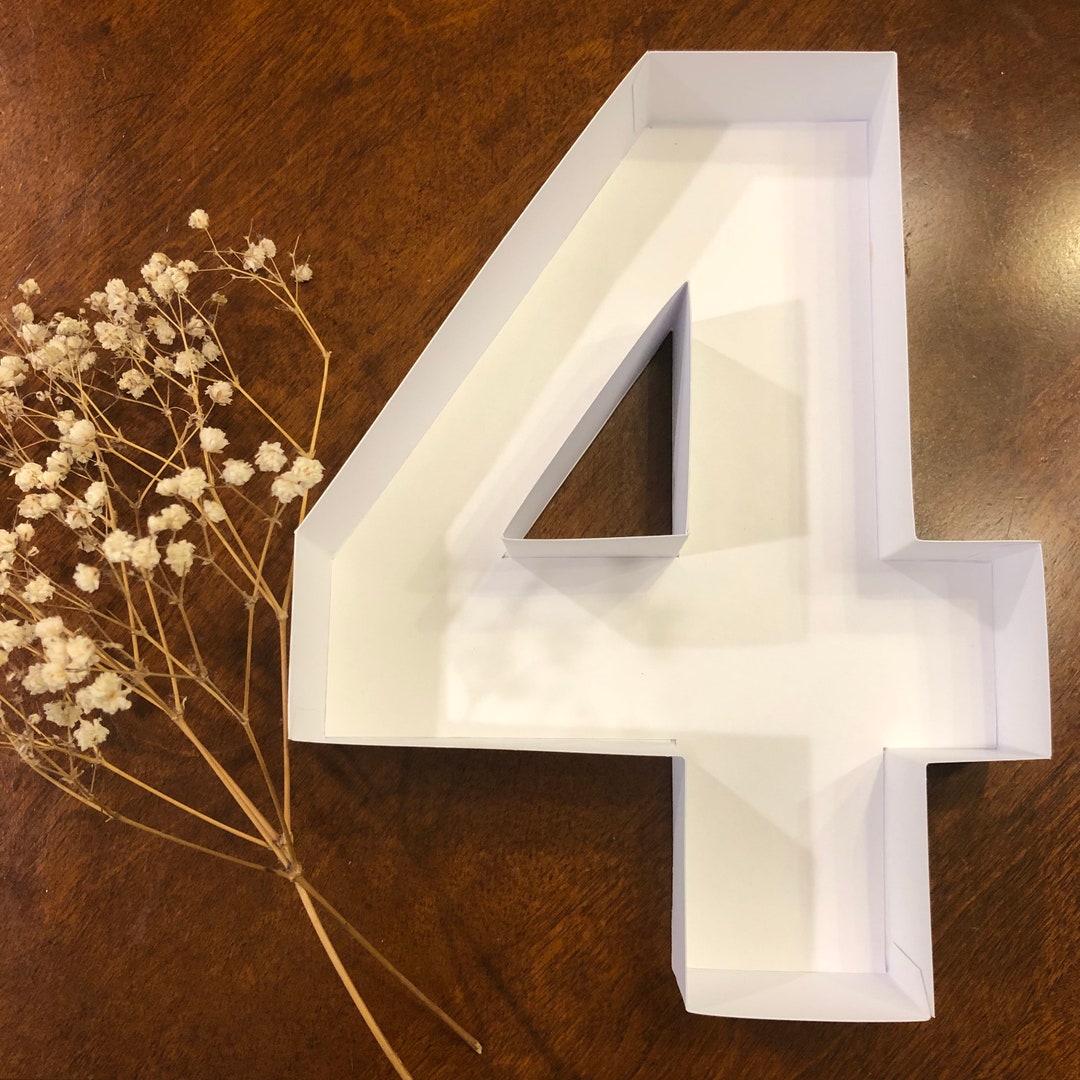 Fillable Box Number 4 (size 10inch Tall) - Etsy