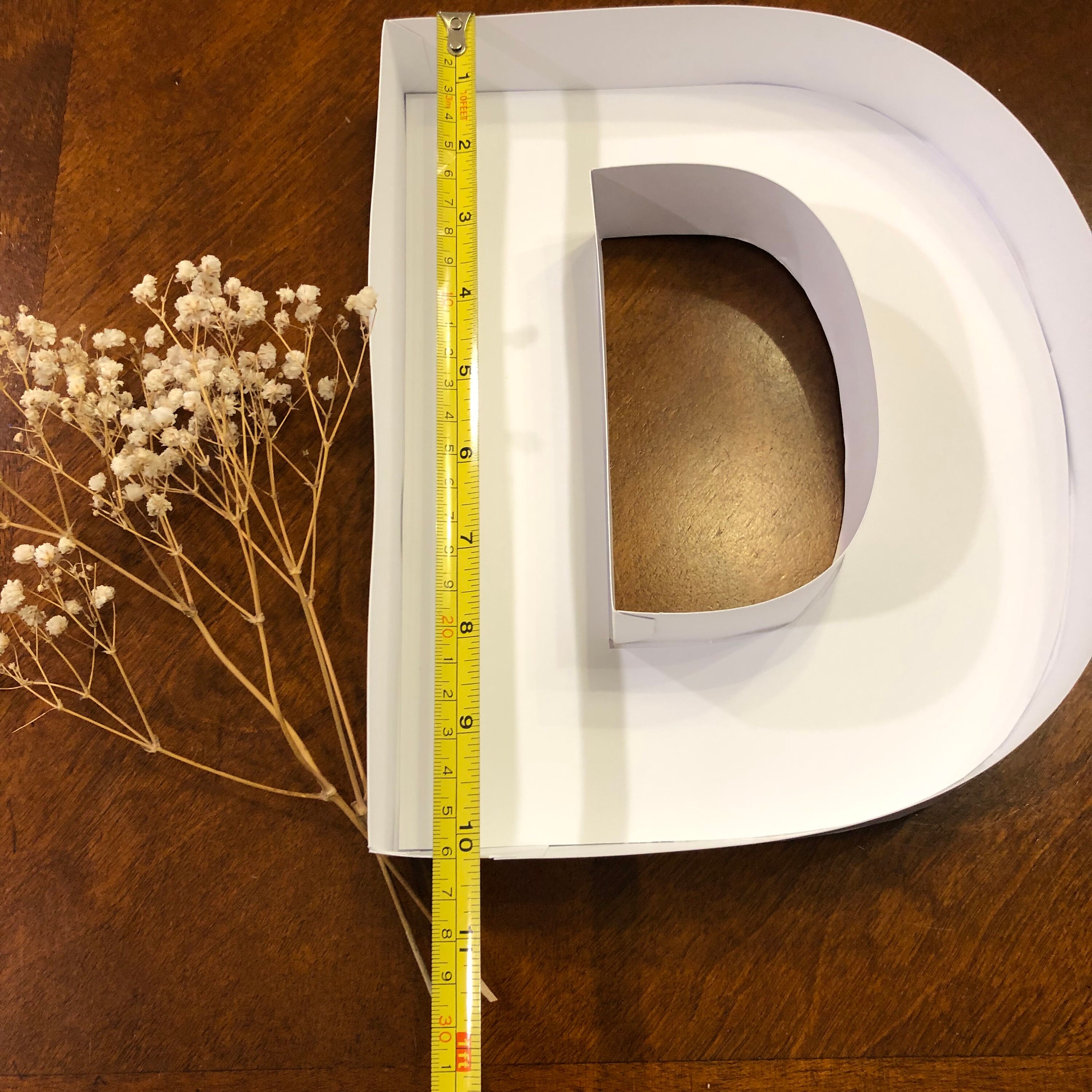 Fillable Box Letter D (size 10inch Tall) - Etsy