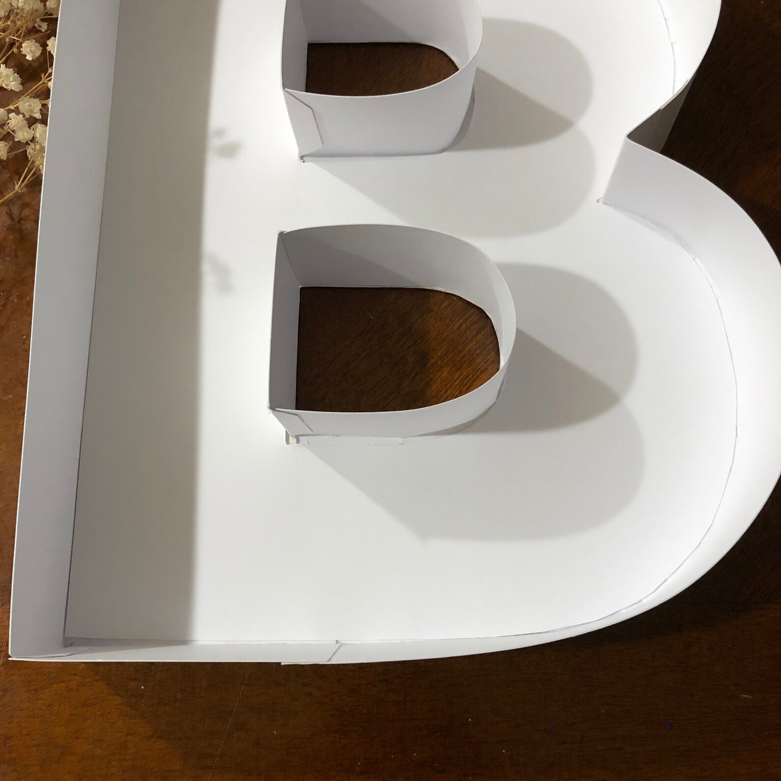 Fillable Box Letter B (size 10inch Tall) - Etsy