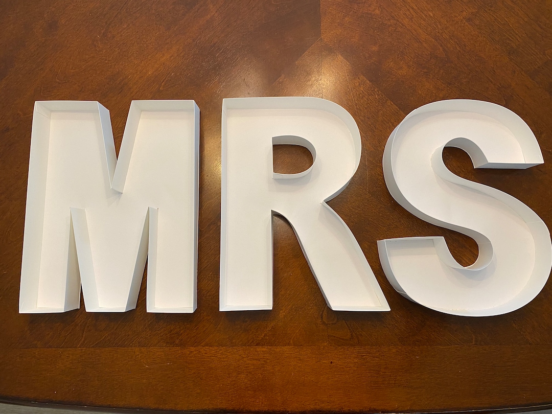 Fillable Letter Box MRS Lot of 3 Charcuteries Tray, Engagement, Bridal ...