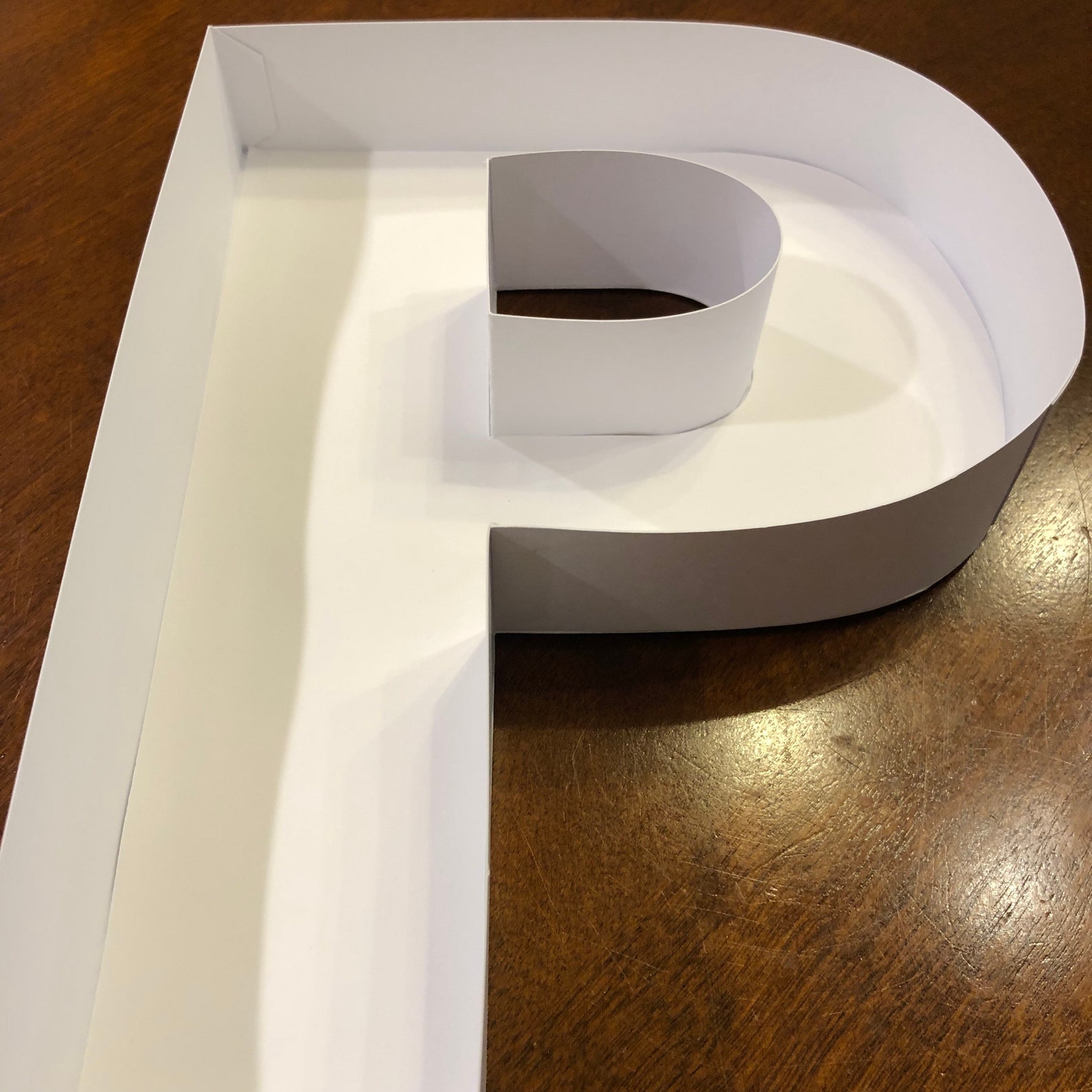 Fillable Box Letter P (size 10inch Tall) - Etsy