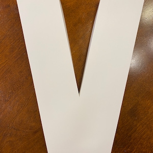 Fillable Box Letter V (size 10inch Tall) - Etsy