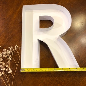 Fillable Box Letter R (size 10inch Tall) - Etsy