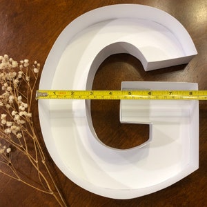 Fillable Box Letter G (size 10inch Tall) - Etsy