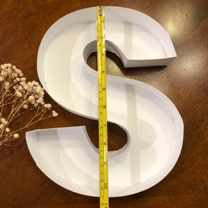 Fillable Box Letter S (size 10inch Tall) - Etsy