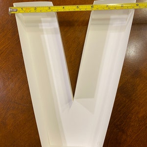 Fillable Box Letter V (size 10inch Tall) - Etsy