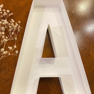 Fillable Box Letter A, Charcuterie Tray (size 10inch Tall) - Etsy