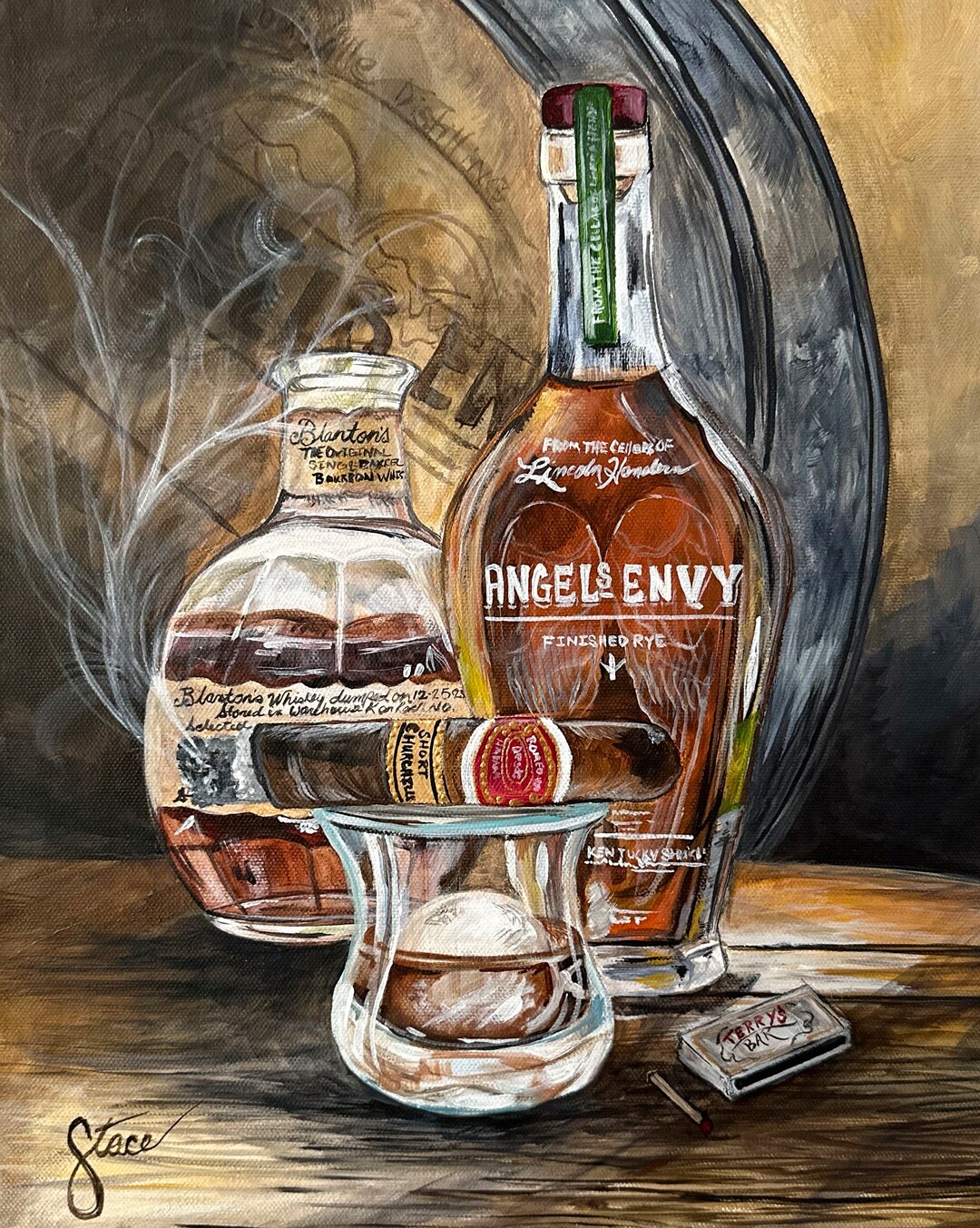 Whiskey's Devine Dance - A Canvas Print - Etsy