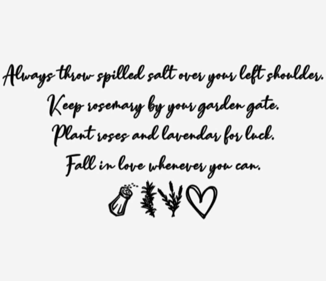 PRACTICAL MAGIC SVG, Practical Magic, Svg, Spilled Salt Quote, Spilt ...
