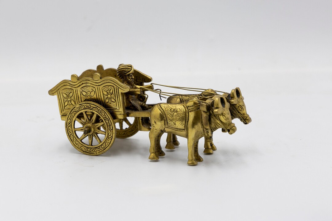 Showpiece Enhances Home or Office Decor, Indian Bullock Cart, Indian ...