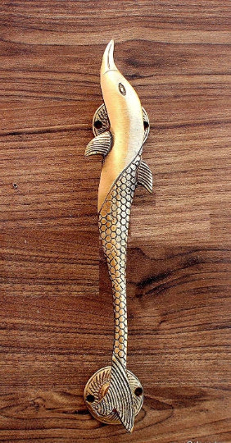 Brass Dolphin Door Handles, Main Door Handles, Brass Wardrobe Handles, Brass Knobs and Pulls ...