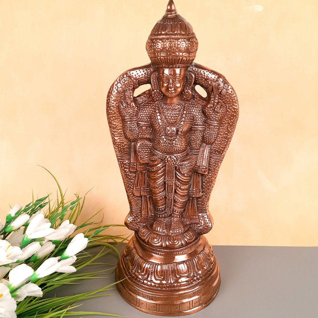 Lord Vishnu Statue Idol Lord Vishnu Ji Murti for Puja, Temple, Home ...