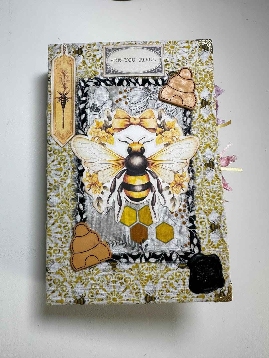 Summer Bees Handmade Junk Journal, Two Signatures! Stuffed Full With ...